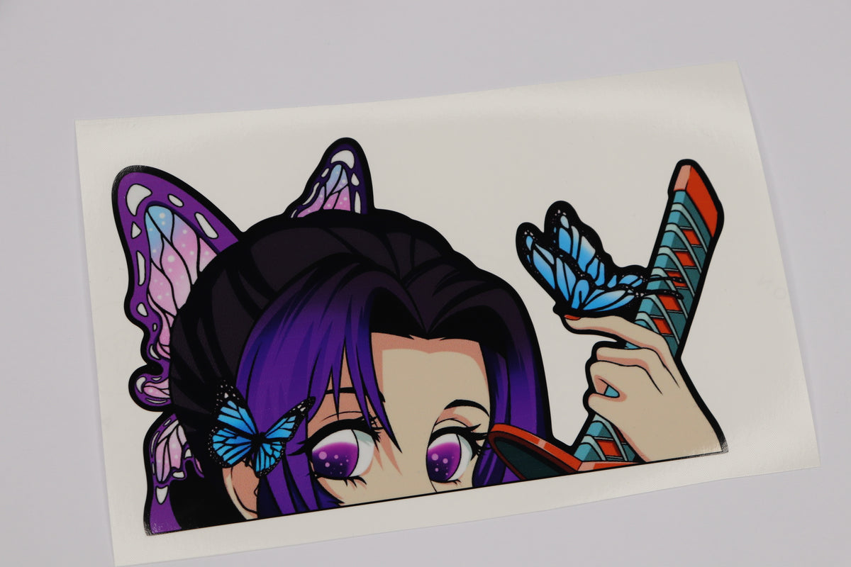 Shinobu Kocho Demon Slayer Peeker Anime Decals Original – The Sign Shop LLC